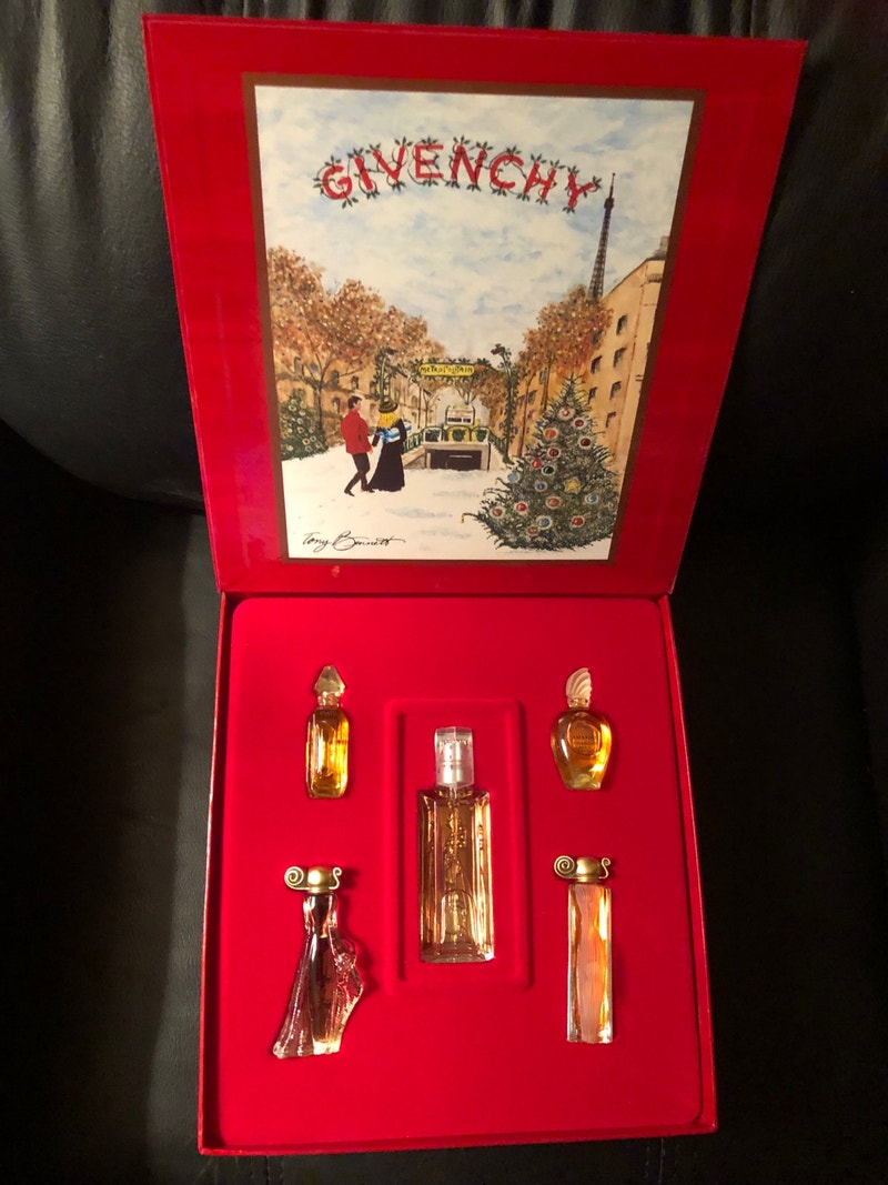 New Vintage Givenchy Perfume sampler set in box | Arts & Collectibles ...