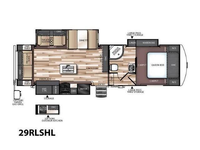 2018 34 foot Salem Hemisphere Fifth Wheel "Half Ton Towable!" | RVs ...