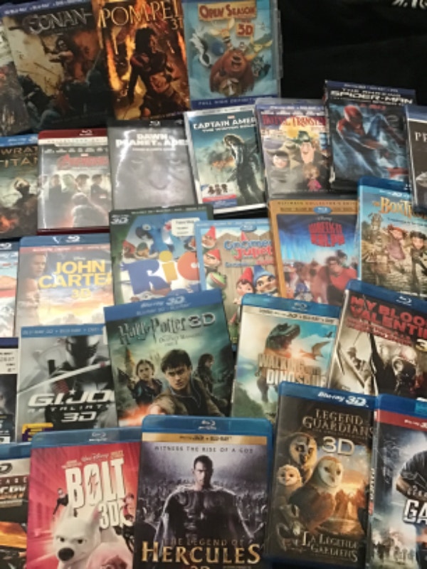 Bluray 3D movies some new ones mostly open ones | CDs, DVDs & Blu-ray ...