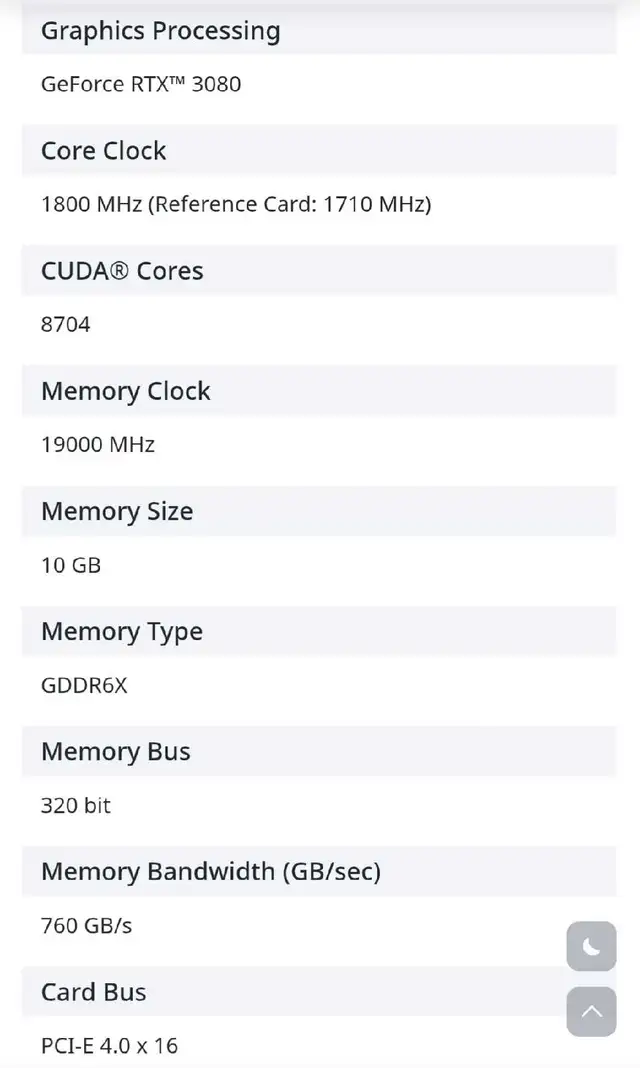 Nvidia Geforce 3080 rtx OC (10gb) Gpu | Desktop Computers | Winnipeg ...