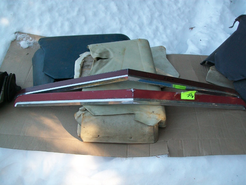 1972 Skylark small parts.: Hood nose, brackets, headlight doors. | Auto ...