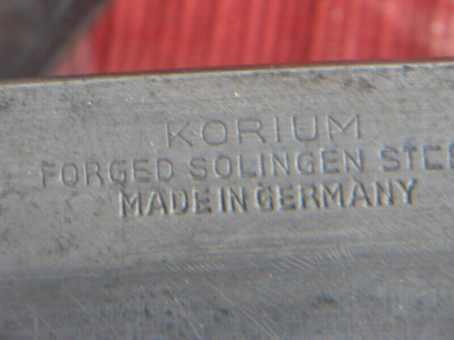 Couteau vintage KORIUM forged solingen steel Germany. | Art et objets ...