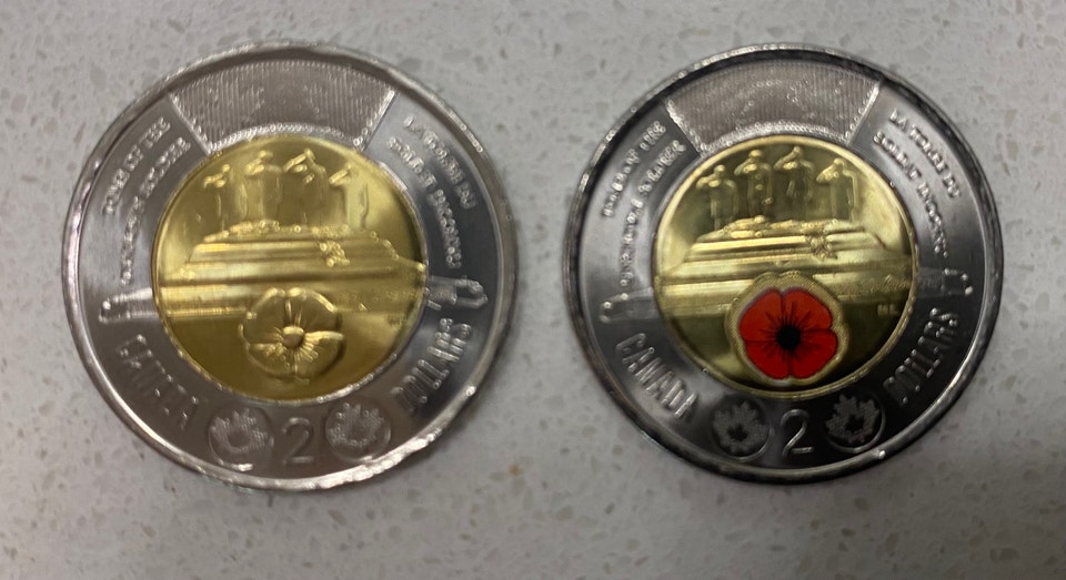 TOMB of the UNKNOWN SOLDIER TOONIE 2 COIN SEt $10.00 | Arts ...