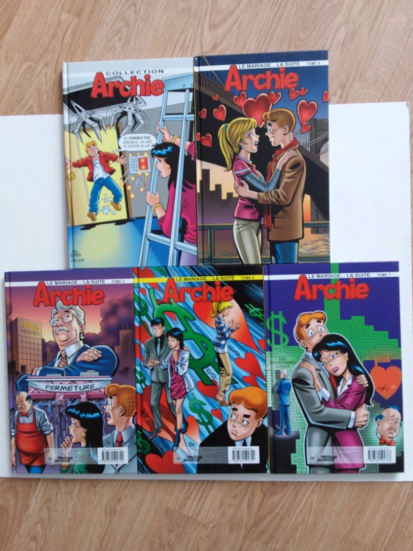 ARCHIE 5 LIVRES..... COUVERTURES RIGIDES | Bandes dessinées ...