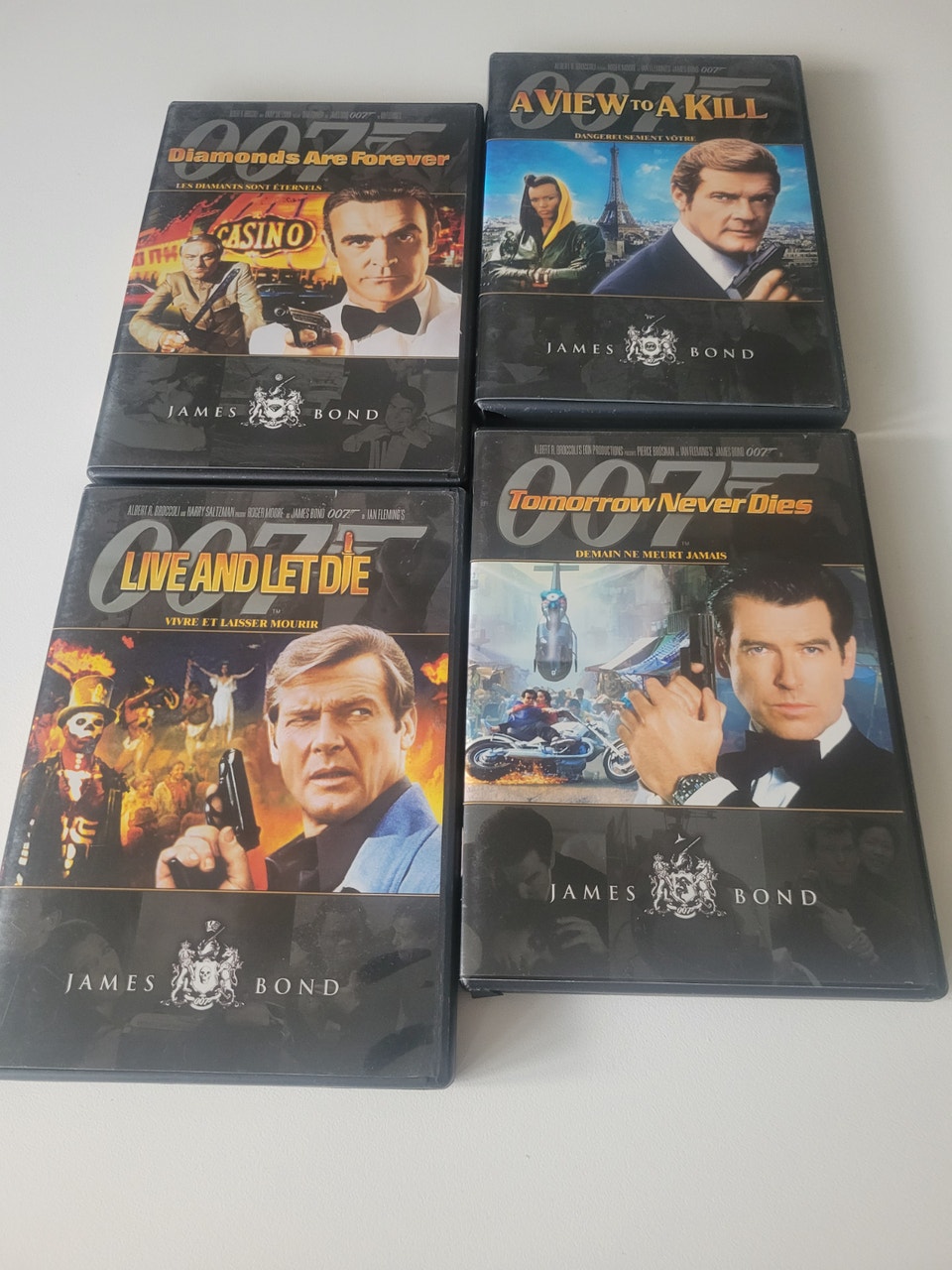 James Bond DVD Movies(featuring iconic actors Connery/Moore/Bros | CDs, DVDs & Blu-ray | City of ...