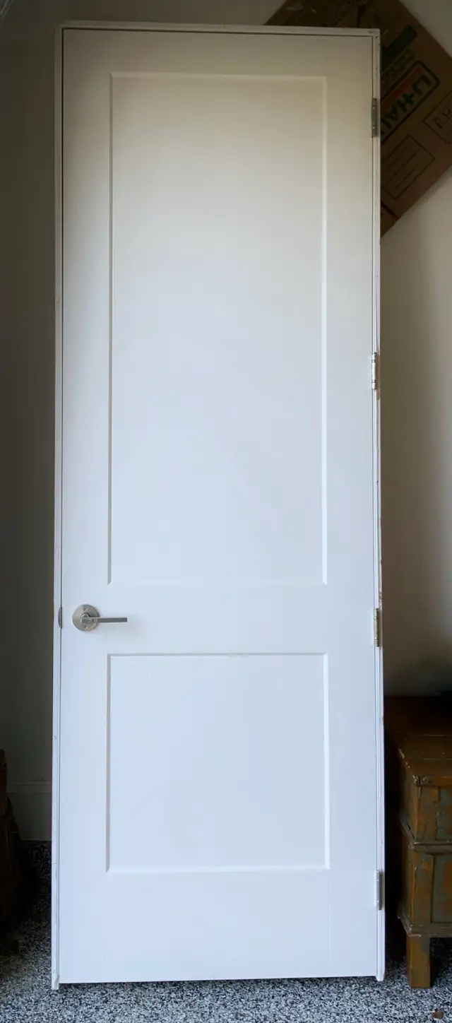 Brand new 8 ft. SOLID CORE Shaker style wood door(No Hardware ...