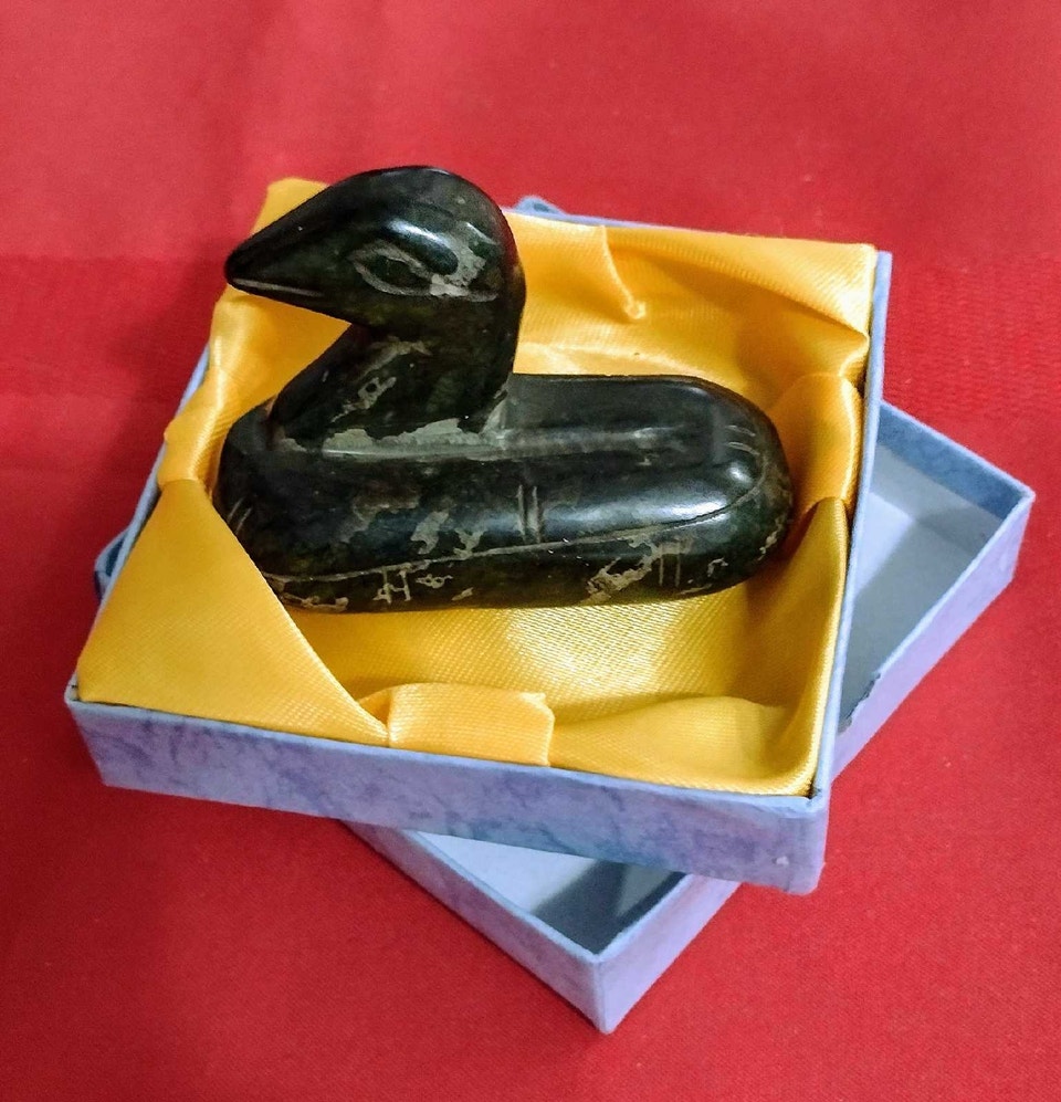 Year of the Snake /GREEN JADE Coiled SNAKE STATUETTE | Arts ...
