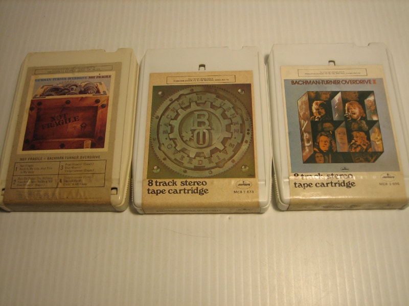 BACHMAN TURNER OVERDRIVE 1 , 2 & NOT FRAGILE 8-TRACK CARTRIDGES | Arts ...