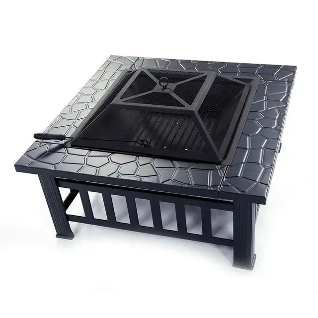 Crown Fire Pit, Steel Outdoor BBQ Wood Burning | BBQs & Outdoor Cooking ...