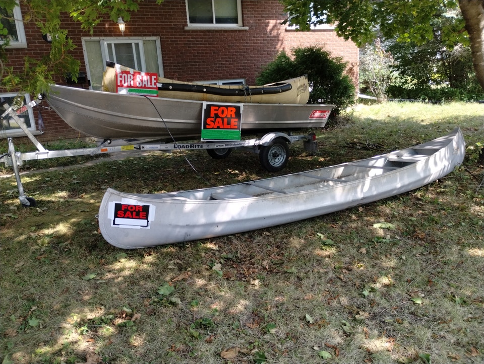 14 foot aluminum Boat & Galvanized trailer | Powerboats & Motorboats ...
