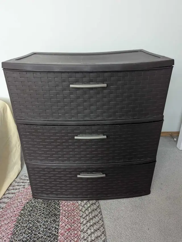 plastic 3 drawer dresser | Fishing, Camping & Outdoors | Edmonton ...