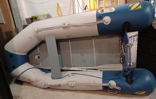 Made In France Zodiac 285 Cadet Inflatable Boat w/ Mercury Motor ...