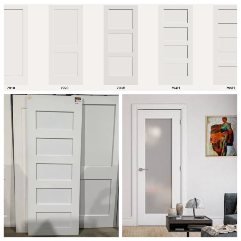 SOLID SHAKER DOORS ALL SIZES ALL PANEL $120 BI FOLD FLUSH SLAB ...