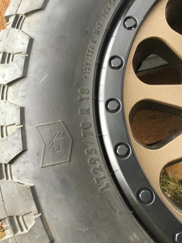 Roue en Aluminium FUEL-Vector Bronze avec pneus General Grabber | Pneus ...