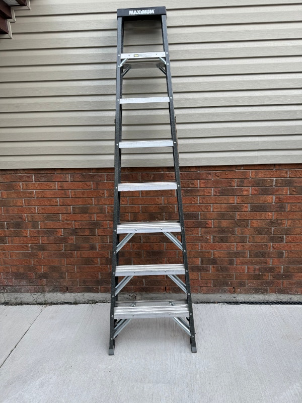 MAXIMUM 8 foot Fiberglass Step Ladder | Ladders & Scaffolding | St ...