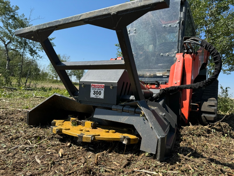 Skid Steer and Bobcat Disc Mulcher Standard Flow | Lawnmowers & Leaf ...