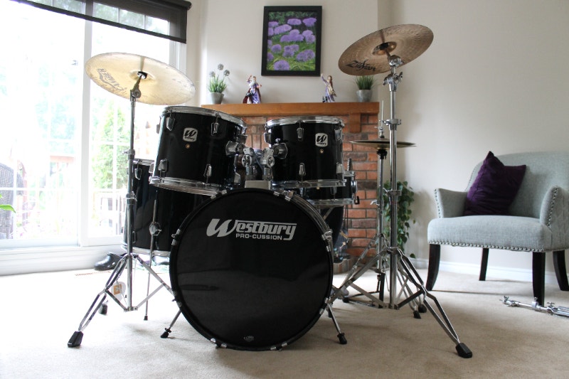 Full Drum Kit (READY TO PLAY W/ SOUND LINK) | Drums & Percussion | City ...