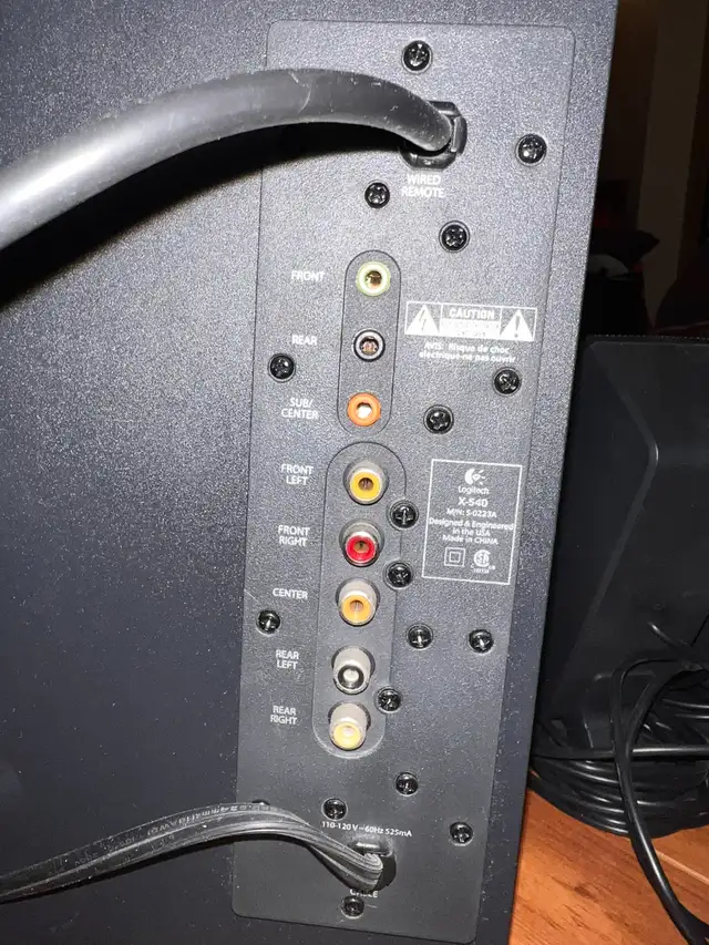 Logitech X-540 5.1 Surround Sound Computer Speaker System | Speakers ...