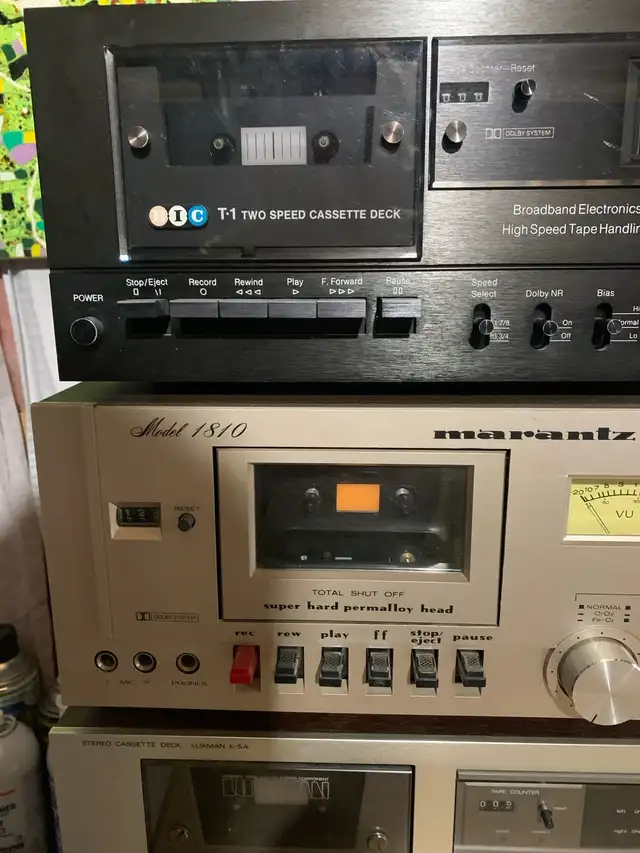 Marantz, Sansui, BIC, LUXMAN Cassette Decks | Stereo Systems & Home ...