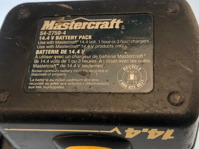 14.4V (Mastercraft) McCULLOCH Battery Charger model # CA14 | Power ...
