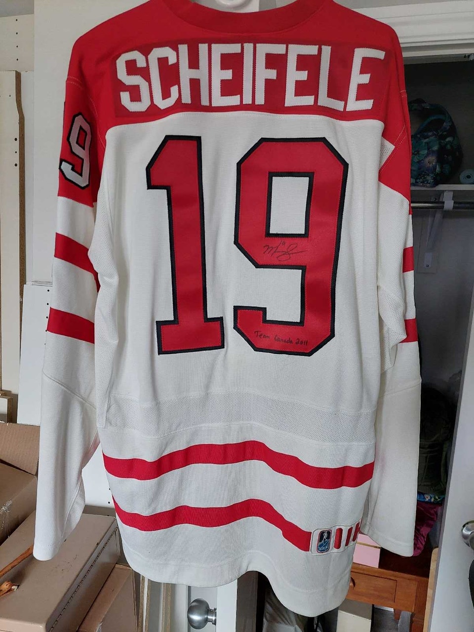 Mark Scheifele Autographed WJC Jersey | Arts & Collectibles | Napanee ...