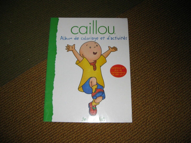 CAILLOU - ALBUM DE COLORIAGE & D'ACTIVITÉS - COMPTER JUSQU'À 10 ...