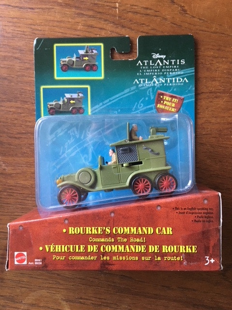 Disneys Atlantis The Lost Empire Rourkes Command Car | Arts ...