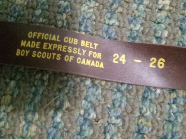 Boy Scouts of Canada vintage 1972 belt. Leather belt. | Arts ...