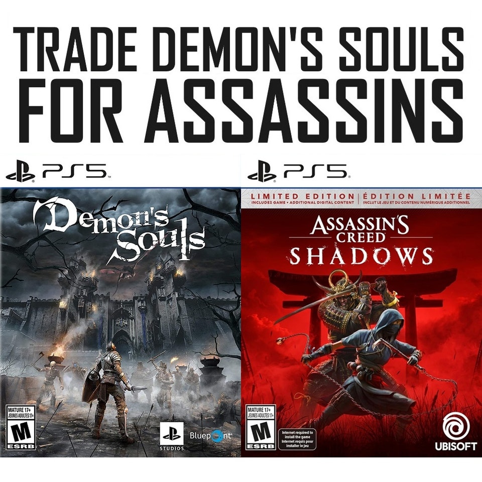 TRADE Demon’s Souls for Assassin’s Creed | Sony Playstation 5 | City of ...