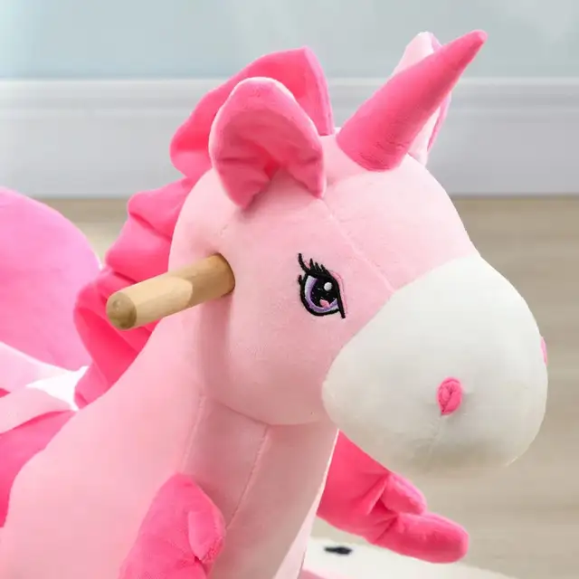 Baby Rocking Horse Ride On Unicorn with Songs, Toddler Rocker To | Toys ...