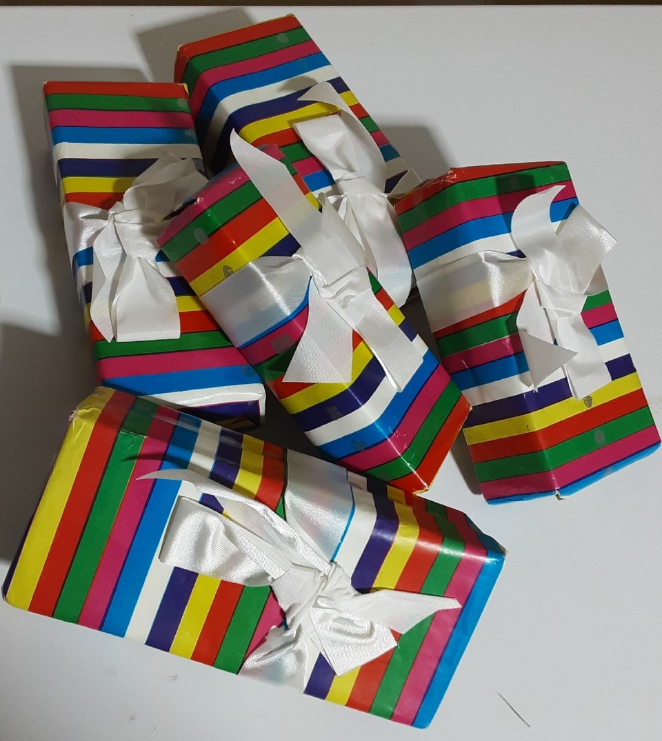 Traditional Korean faux empty display gift boxes stocking decoys ...