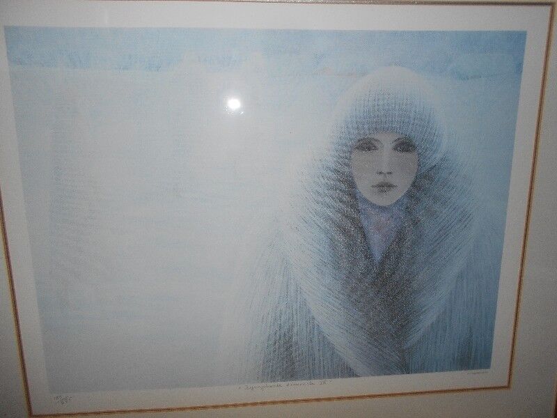 LITHOGRAPHIE-MONIQUE MERCIER-VINTAGE-NUMÉROTÉ | Art et objets de ...