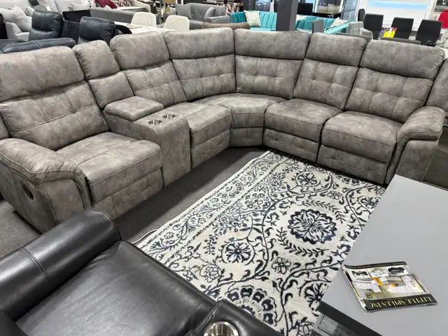 Manual Recliner 6pc modular sectional for only $1499. | Couches ...