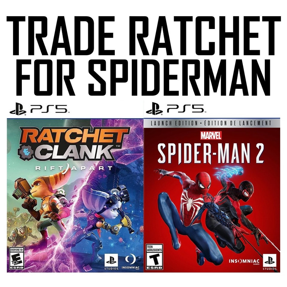 ️ ️TRADE Ratchet and Clank for Spider-Man 2 ️ ️ | Sony Playstation 5 ...