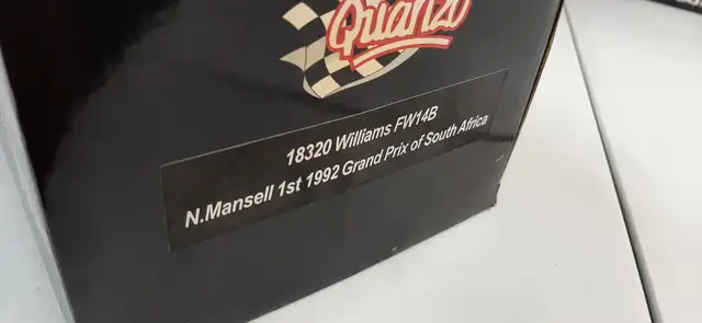 Diecast Williams F1 1992 FW14B Mansell World Champ. Quartzo 1/18 | Arts ...