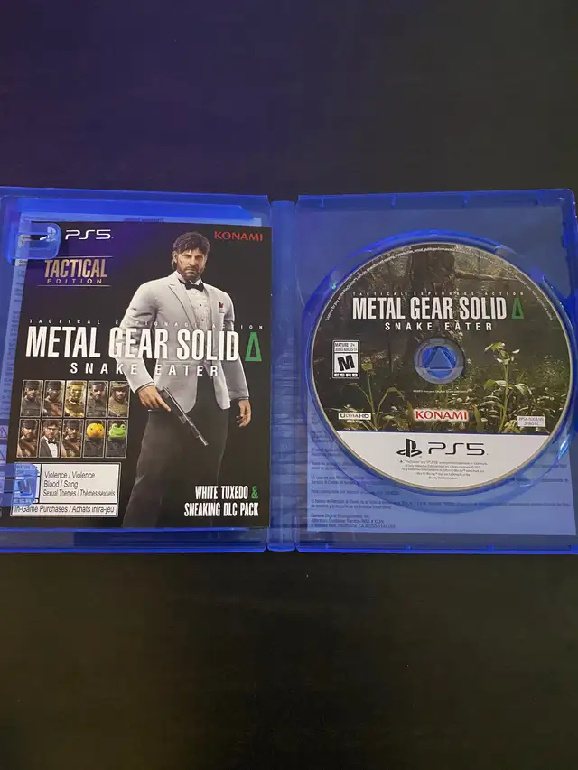 Metal Gear Solid Delta Snake Eater for PS5 Like New Code Used | Sony ...