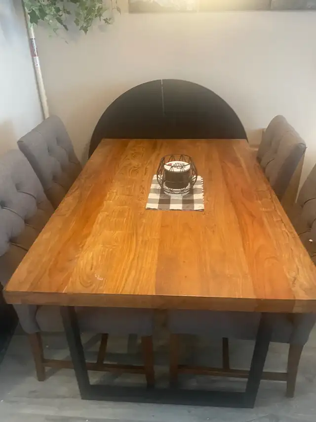 Wood Dining Room Table | Dining Tables & Sets | Calgary | Free local ...