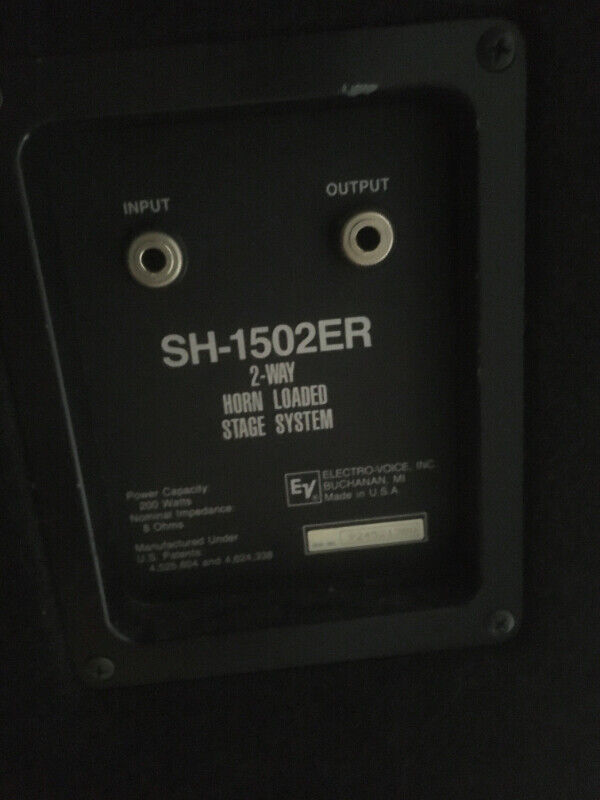 VINTAGE Electro-Voice EV SH-1502ER 15" Horn Loaded Speakers | Stereo Systems & Home Theatre ...