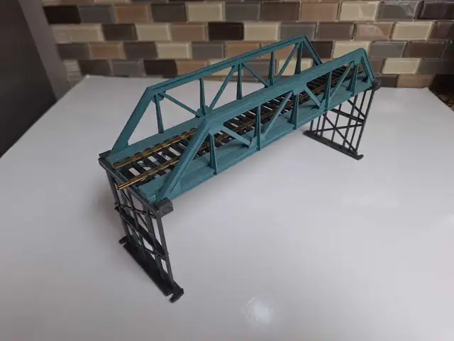 Ho scale model train raised truss bridge | Hobbies & Crafts | Markham ...