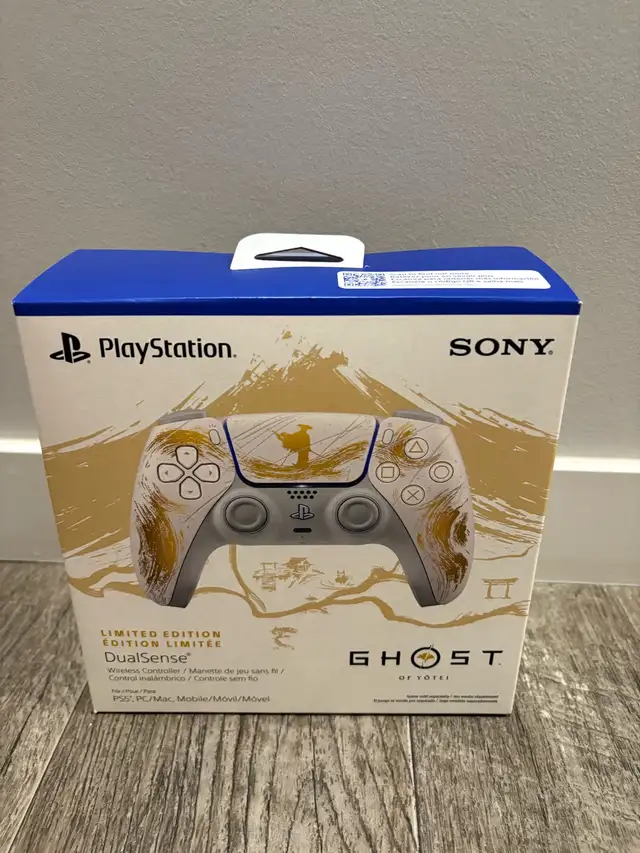 PS5 Ghost of Yotei Limited Edition Gold Controller | Sony Playstation 5 ...