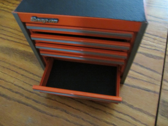 Snap-on Mini Micro Tool Box Base Cabinet Orange | Tool Storage ...