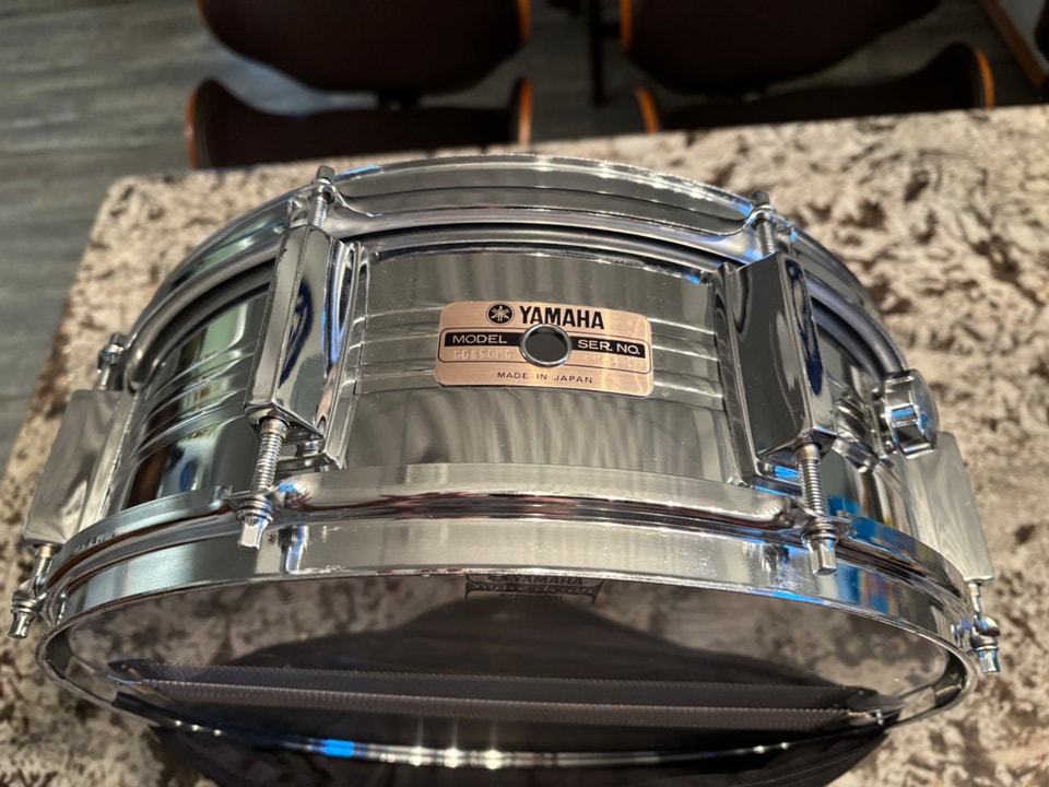 Yamaha Snare 5x14 Drum SD - 55OMA 1980’s Chrome over steel shell ...