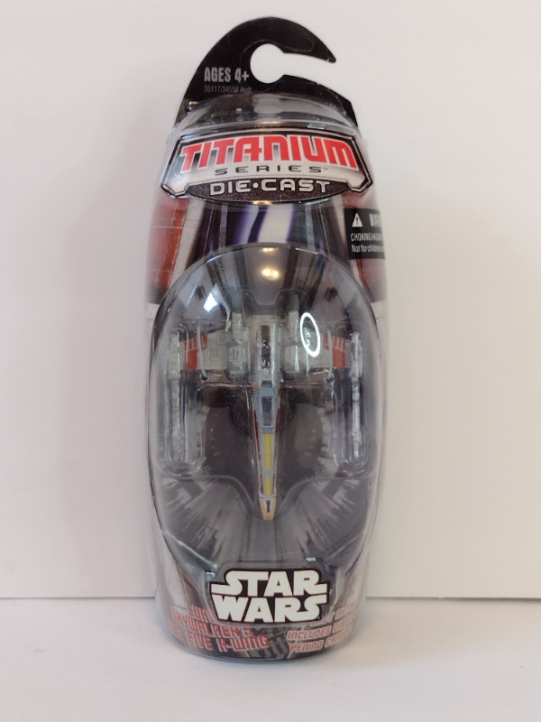 Star Wars Red Five X-Wing Titanium Series Diecast | Toys & Games ...