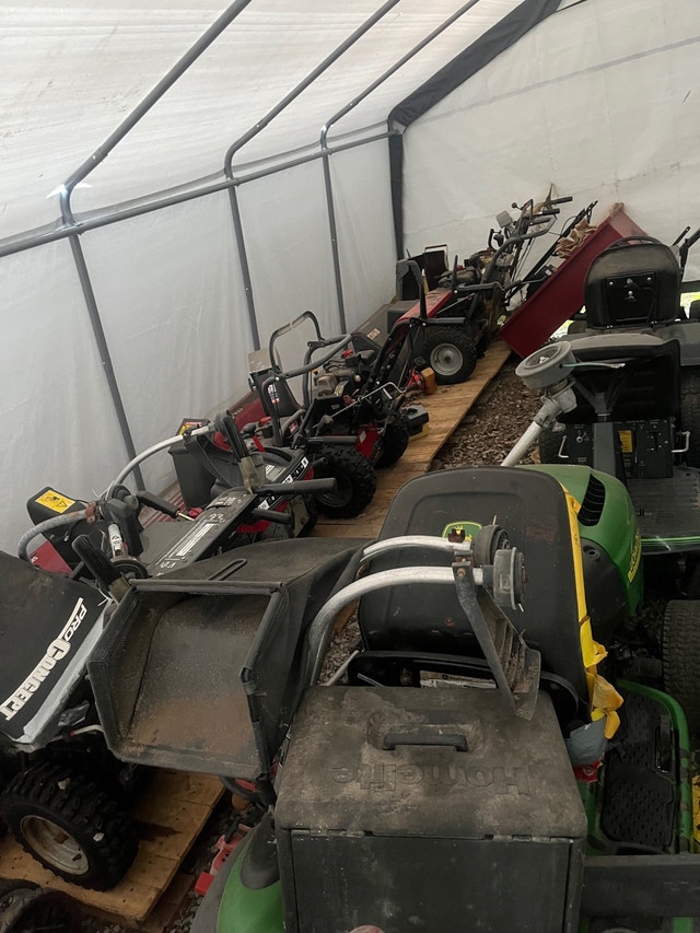 Ride on mower, snow blower, trimmer, lawn mower - many available ...