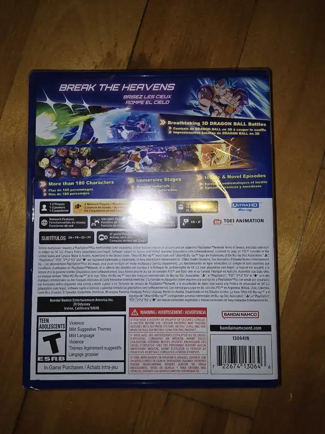 Dragon Ball Z: Sparking! ZERO PS5 | Sony Playstation 5 | City of ...