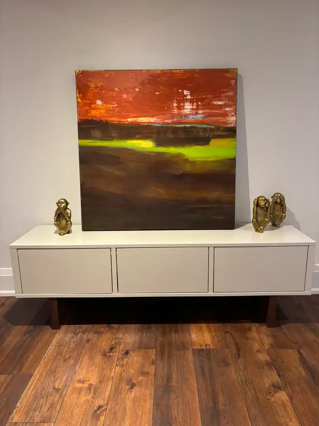 Light Tan Cabinet / TV Stand | TV Tables & Entertainment Units ...