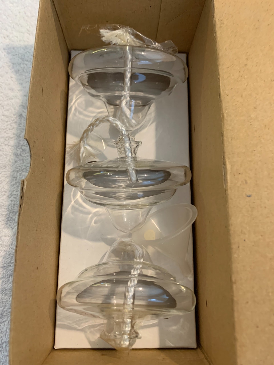 NEW 3 Crystal Princess House Floating Oil Lamp Candles | Home Décor ...