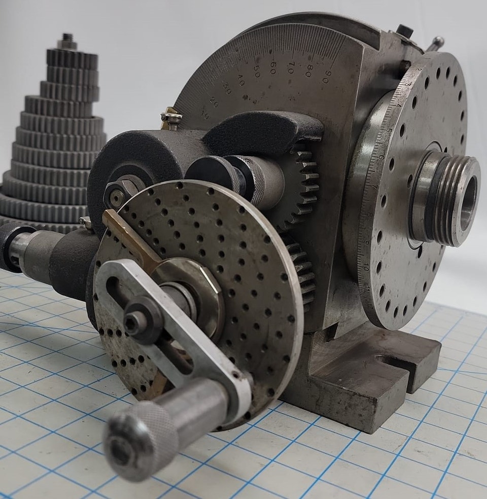 Dividing Head Adjustable BS-0 5 inch Indexing VERTEX | Power Tools ...
