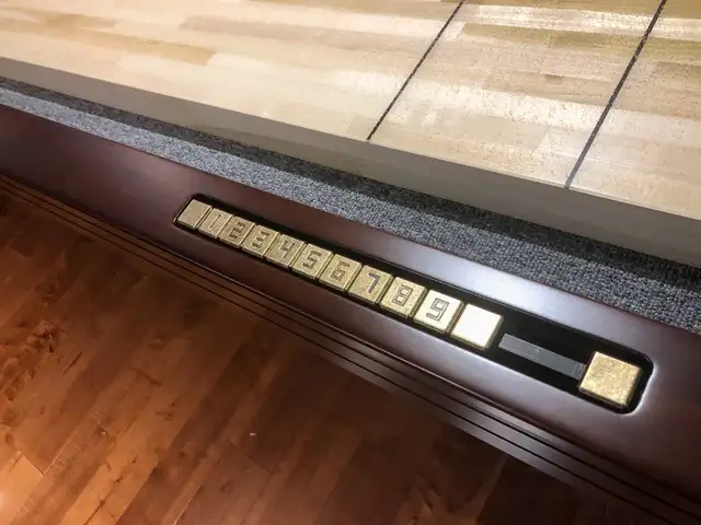 9' Majestic Shuffleboard Table. Walnut Finish | Toys & Games | Markham ...