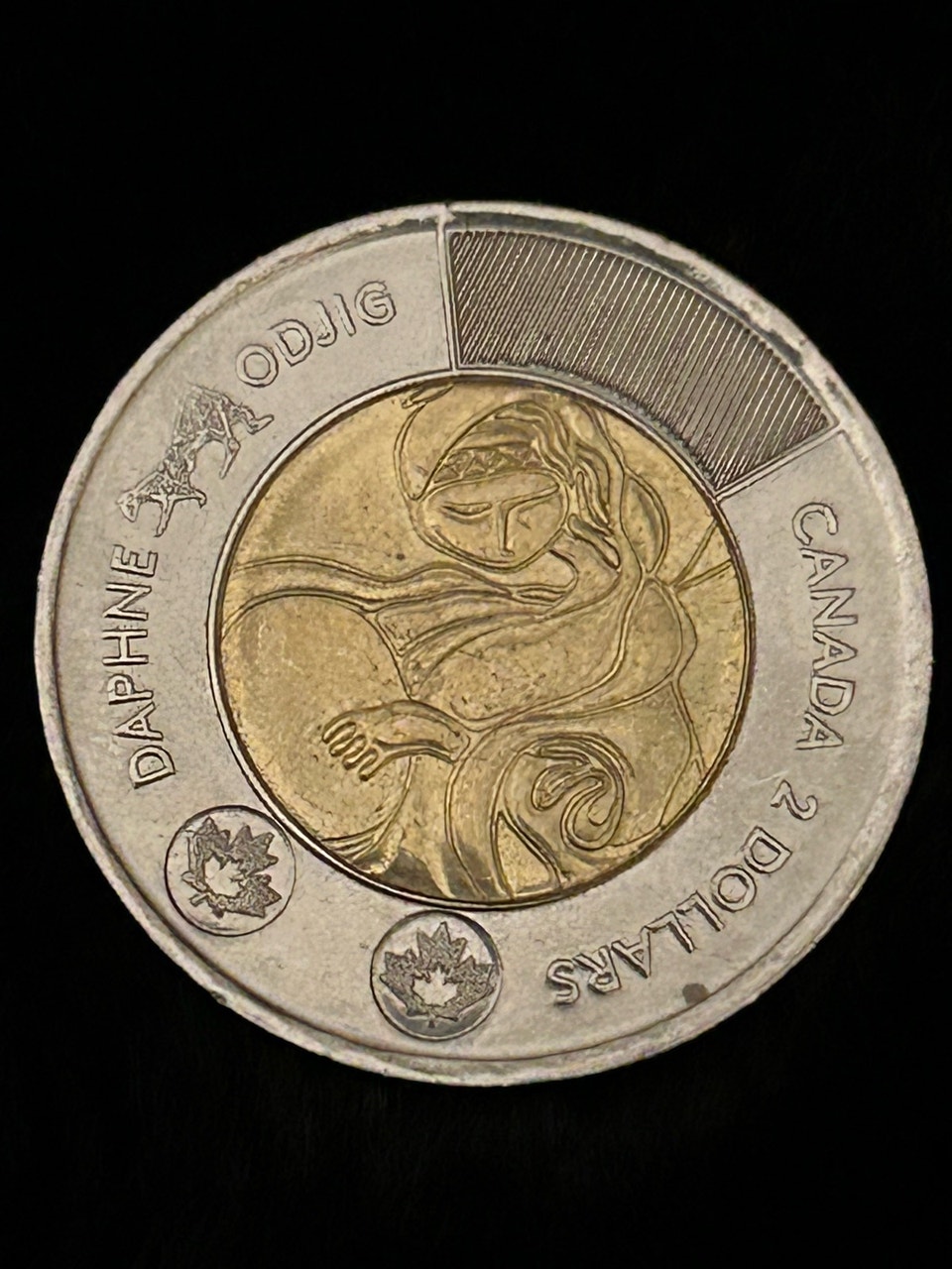 $3.50 2025 Canada toonie DAPHNE ODJIG $2 uncoloured toonie coin | Arts ...
